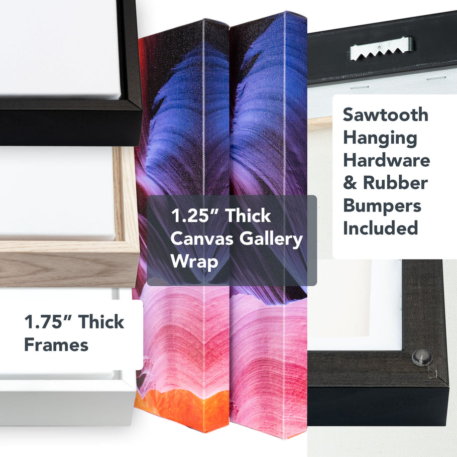 Summit Timber – Mountain Wall Art Canvas Print – Cozy Art Nest