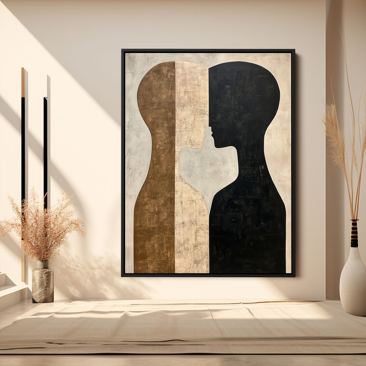 Duality in Form – Modern Contemporary Abstract Art – Cozy Art Nest