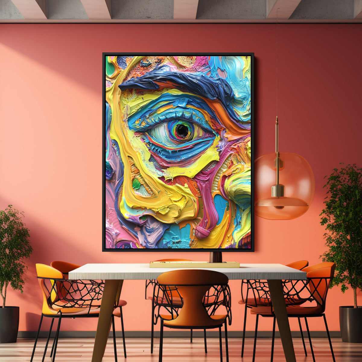 Eye of the Spectrum - Psychedelic Art with Vivid Vision – Cozy Art Nest
