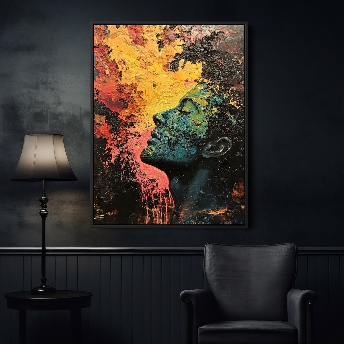 Soul Eruption - Psychedelic Art with Explosive Energy – Cozy Art Nest